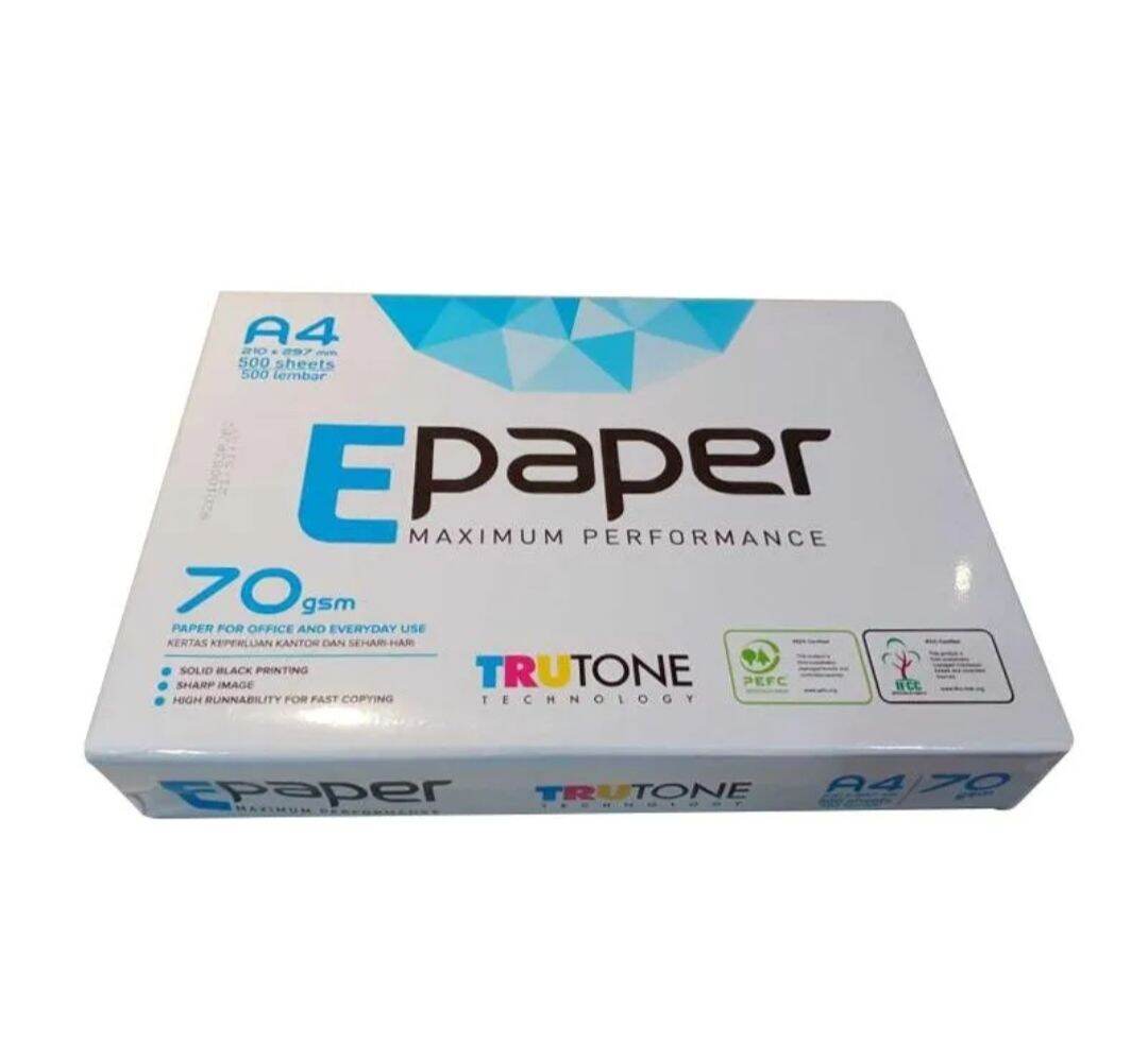 Kertas HVS F4 FOLIO 70 gr 70 gsm 70gram EPAPER | Lazada Indonesia