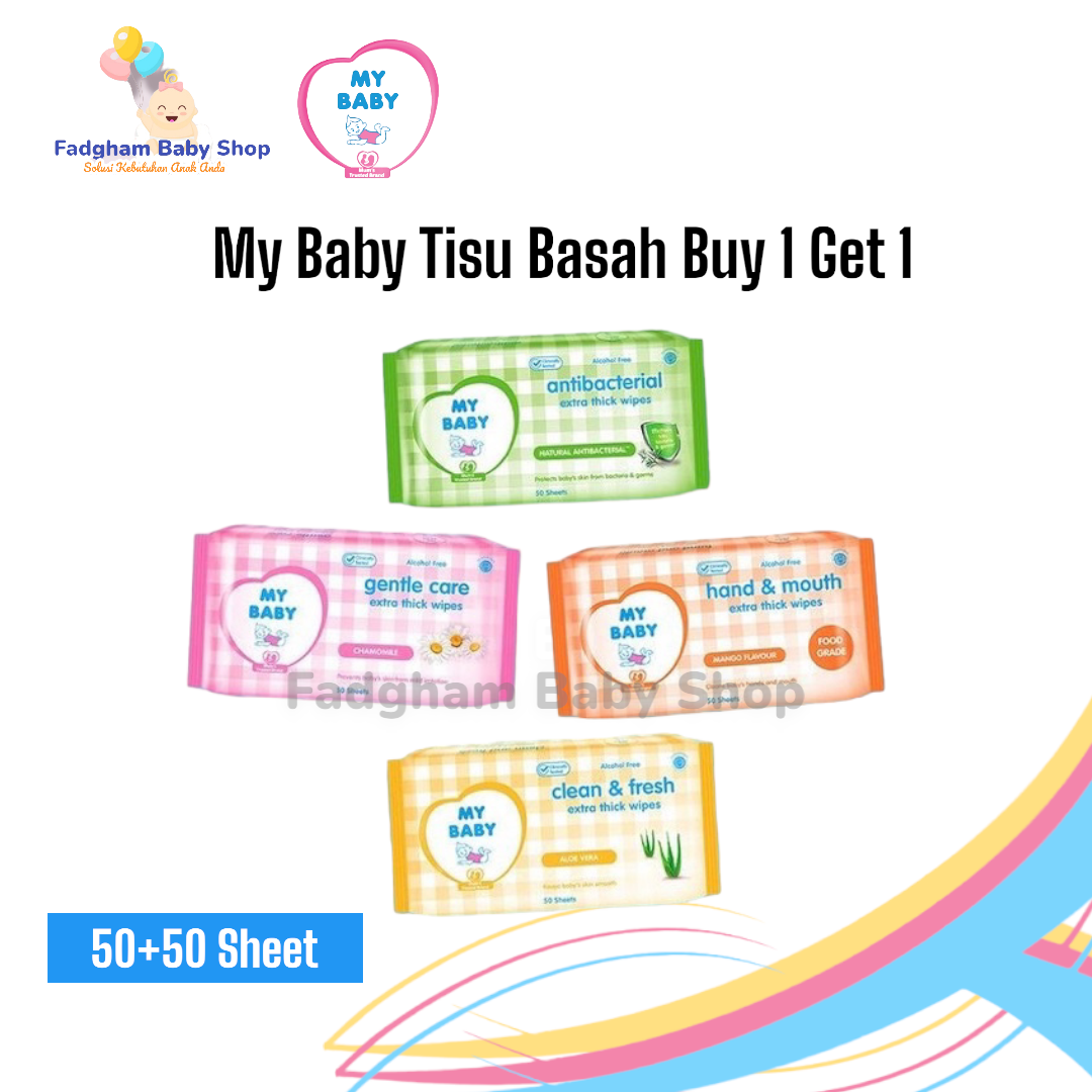 Tisu Basah Jumbo My Baby Tisu Kemasan 50 + 50 Sheet | Lazada Indonesia