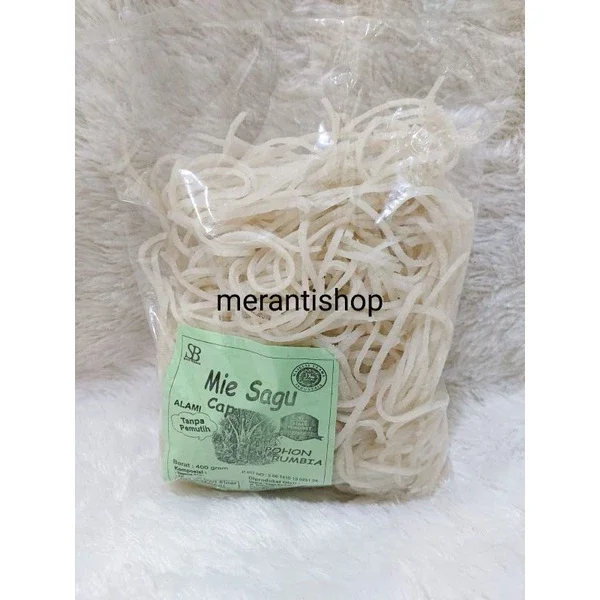 Mie Sagu Cap Jempol 350gram Khas Selat Panjang / Mie Sagu Cap Mantap ...