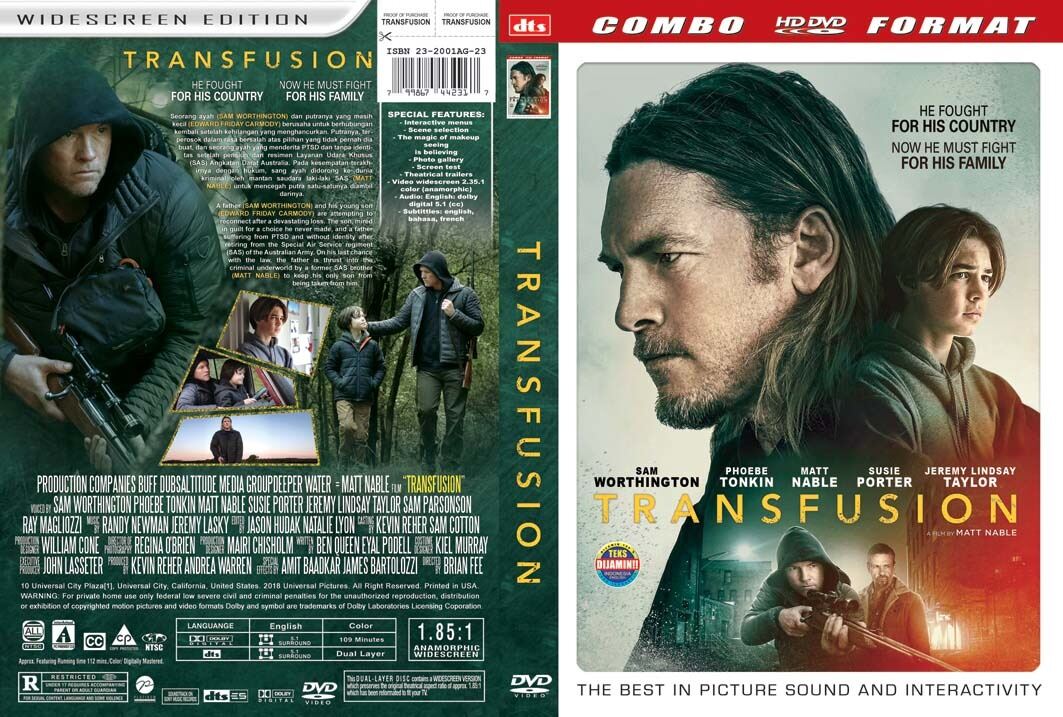 KASET DVD FILM ACTION 2023: TRANSFUSION | Lazada Indonesia
