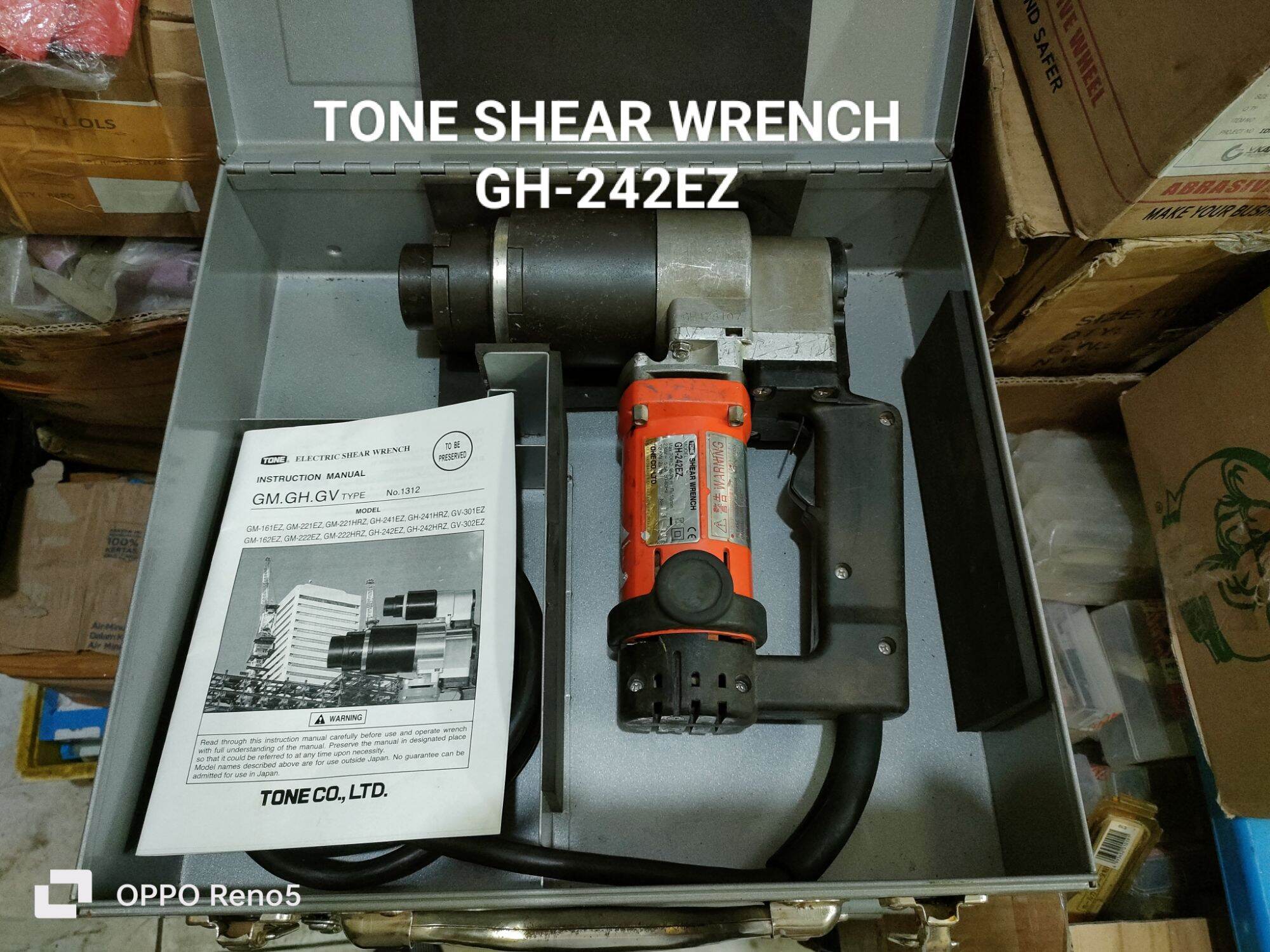 TONE SHEAR WRENCH GH-242EZ Mesin Pengencang Baut M24 (Seken Mulus ...