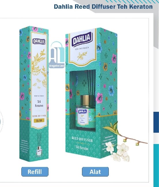 Dahlia Reed Diffuser Alat / Refill Teh Keraton Pengharum Ruangan Stick ...