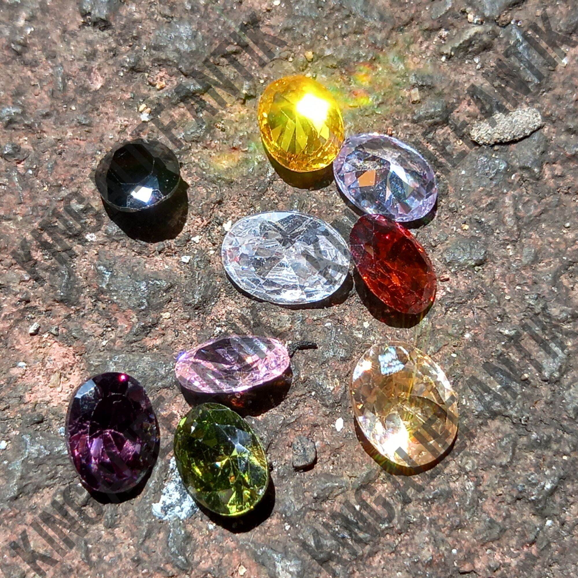 Set Sembilan Batu Permata Wali Songo Bahan Permata American Diamond ...