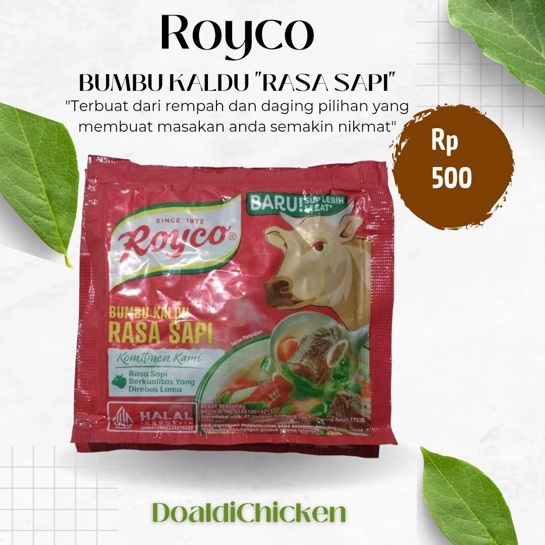 Royco Ayam / Sapi Sachet 8g x 4pcs | Lazada Indonesia