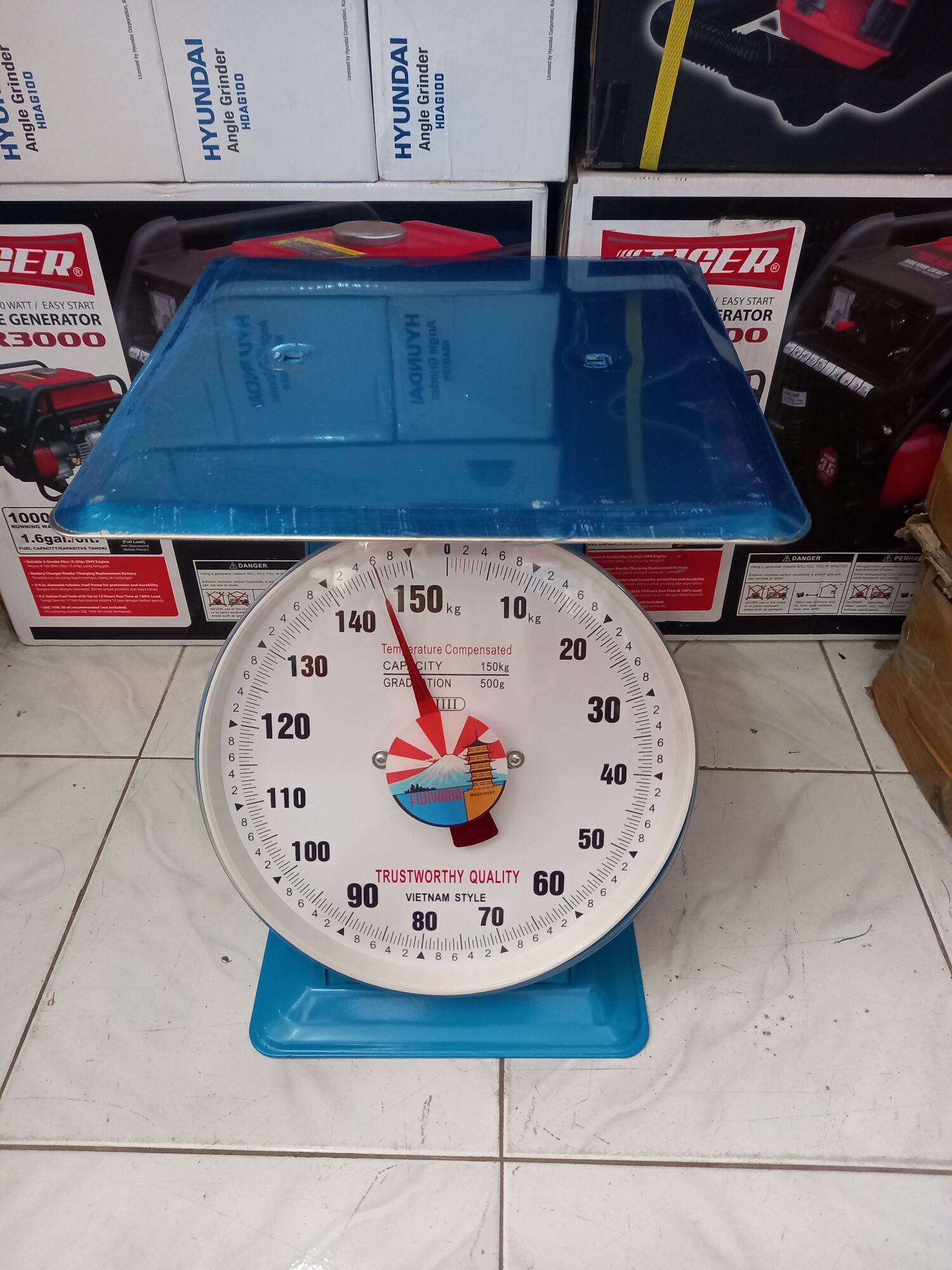 Timbangan Jarum Duduk FUJIYAMA 150Kg Piring Datar | Lazada Indonesia