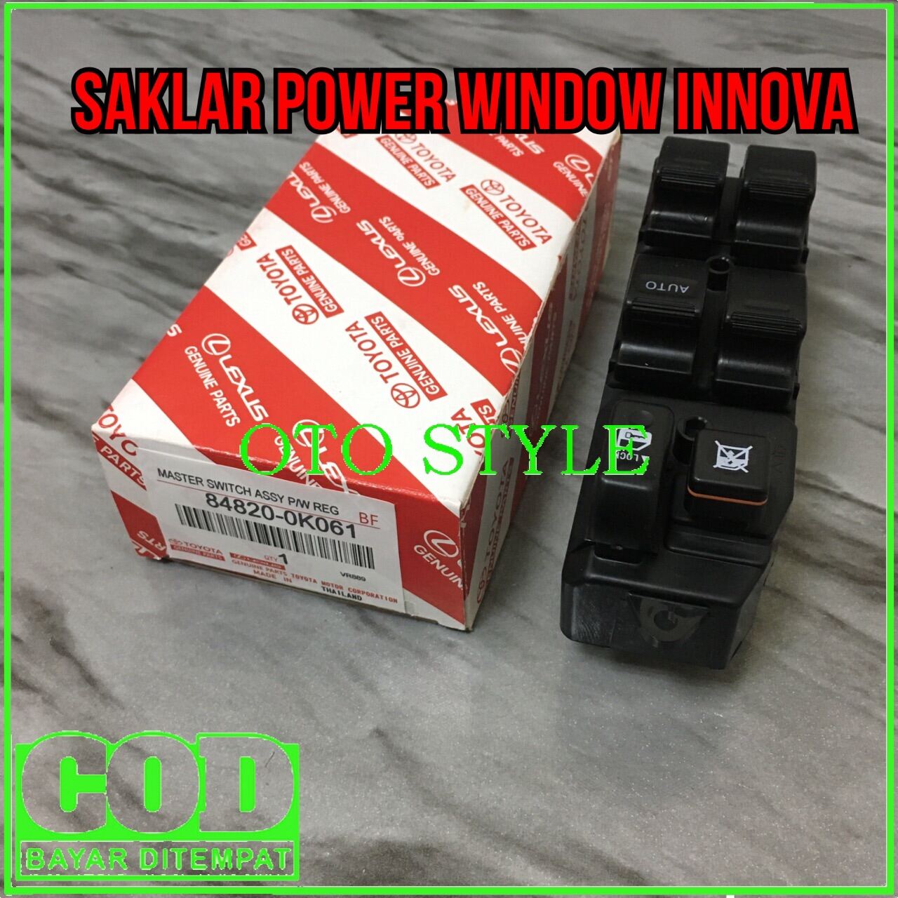 SAKLAR POWER WINDOW INNOVA - SAKLAR INNOVA - SWITCH - MASTER POWER ...