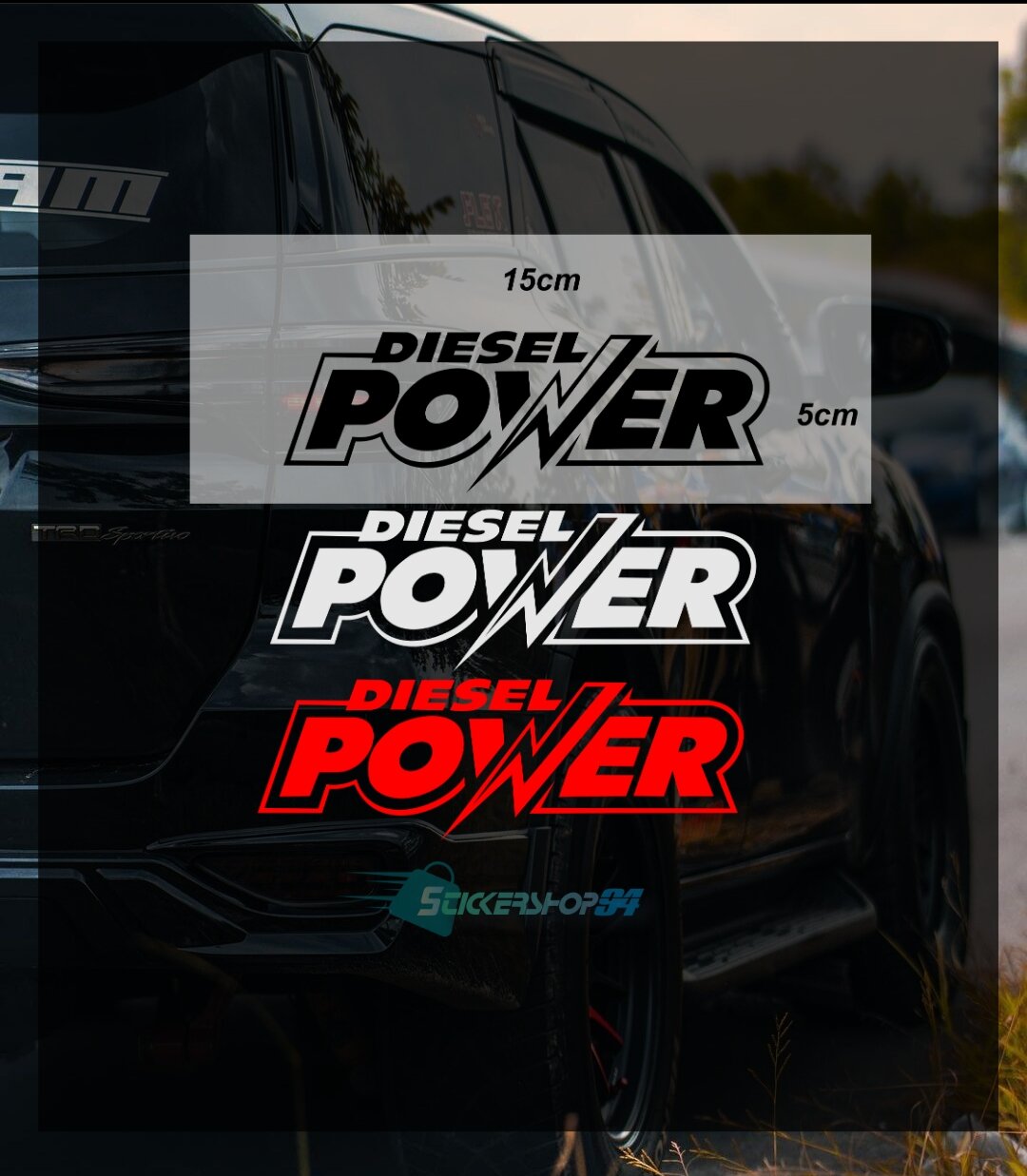 stiker diesel power stiker mobil stiker kaca mobil | Lazada Indonesia