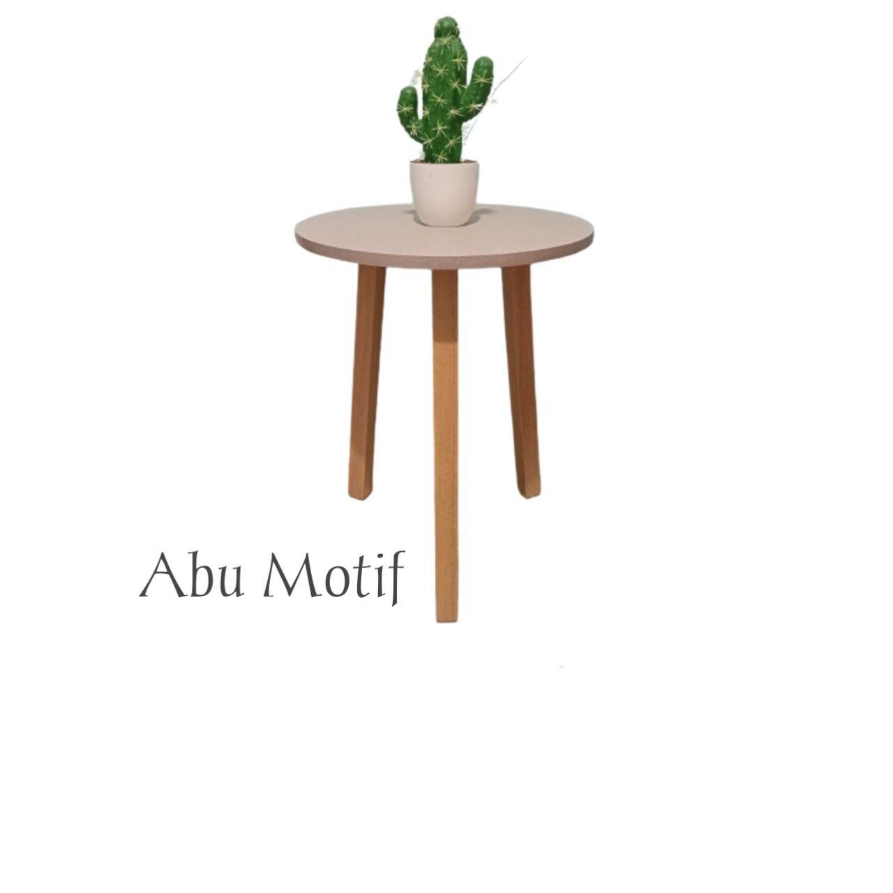 Meja bulat minimalis / Meja bulat sudut ruangan / Round Table | Lazada ...