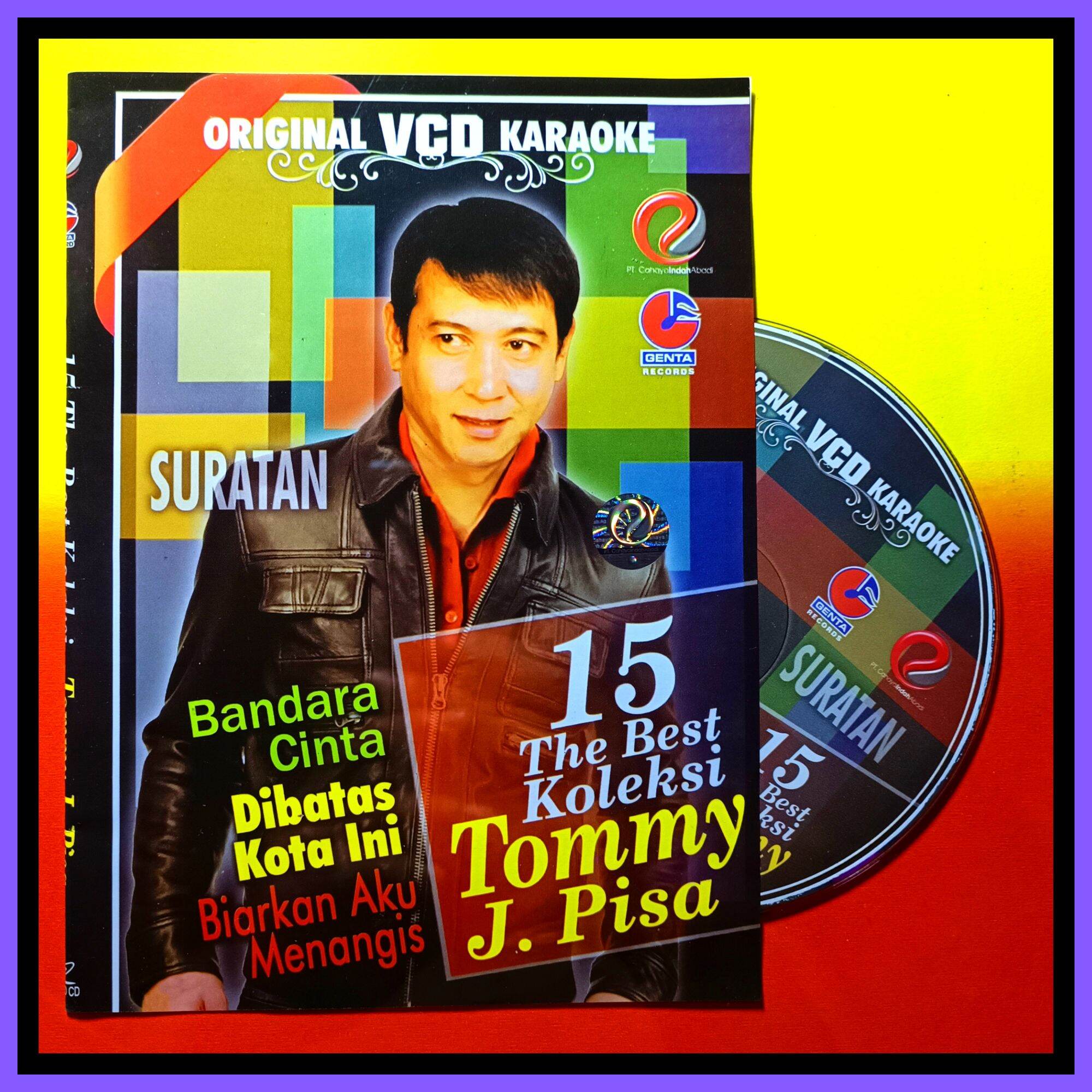 KASET VCD ORIGINAL KARAOKE 15 LAGU POP KENANGAN INDONESIA ALBUM TOMMY J ...