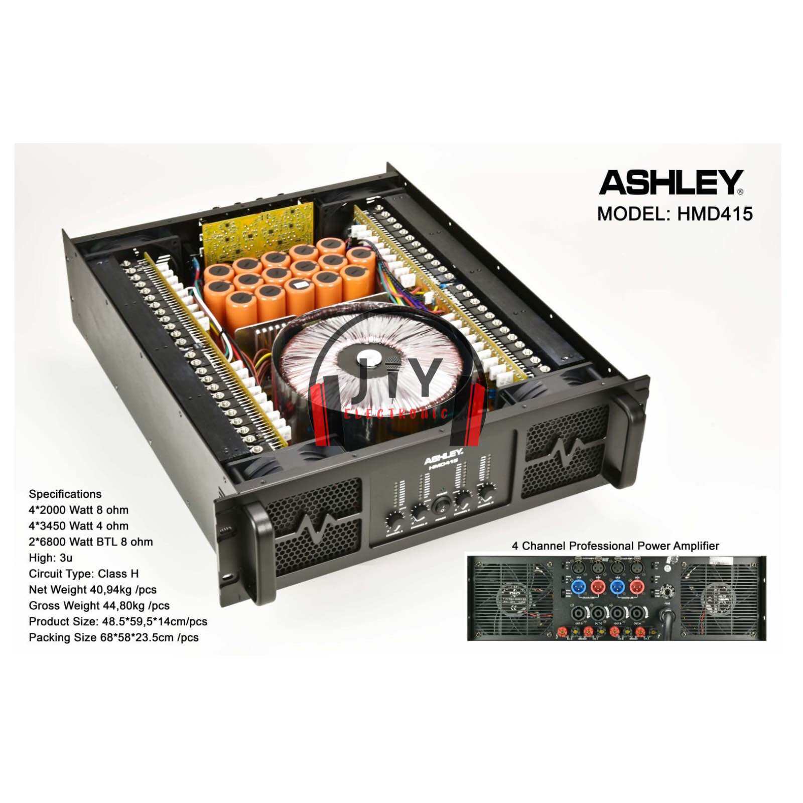 Power Ashley 4 Channel Class H HMD415 HMD-415 HMD 415 Original | Lazada ...