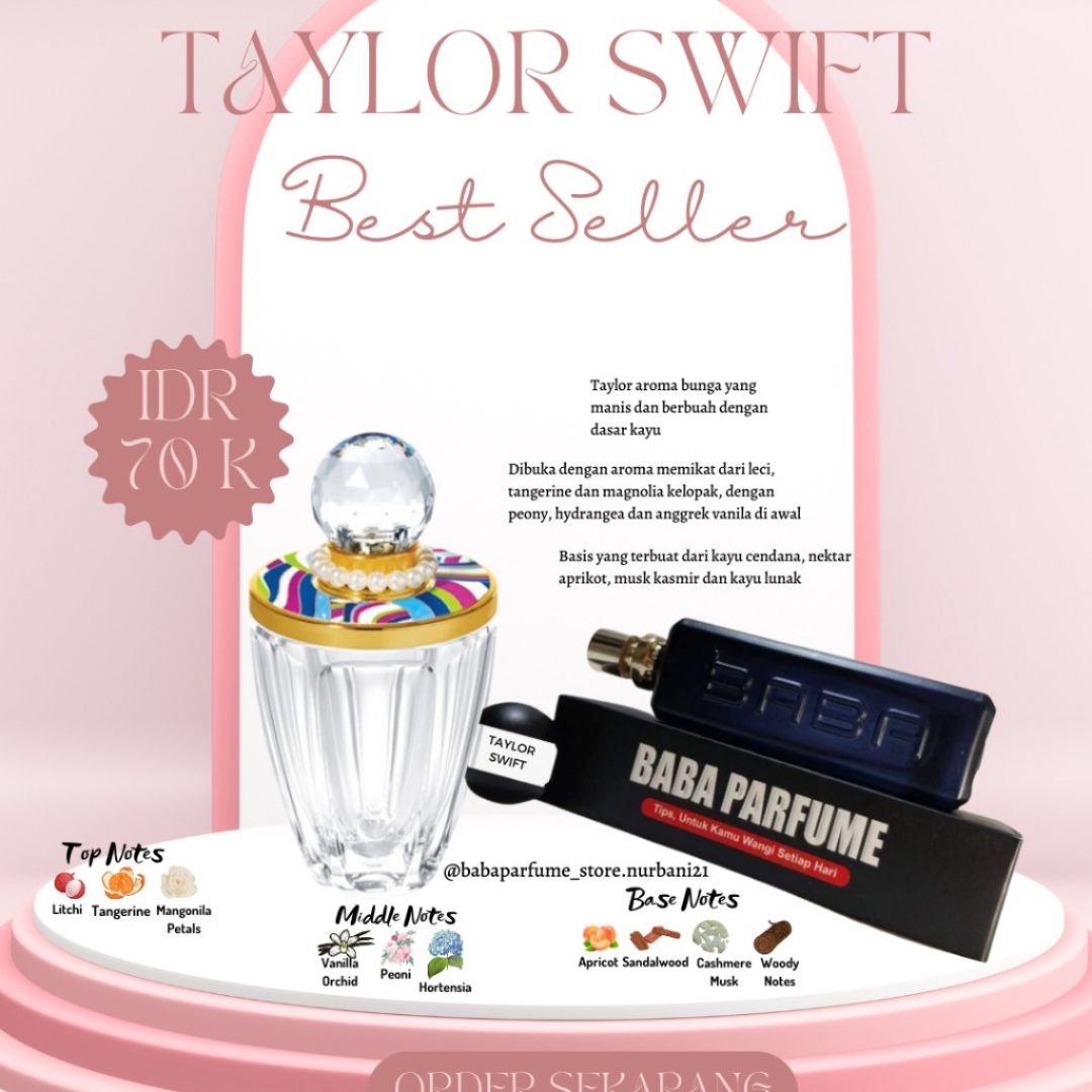 Baba parfum aroma taylor swift ( sweet bale | Lazada Indonesia