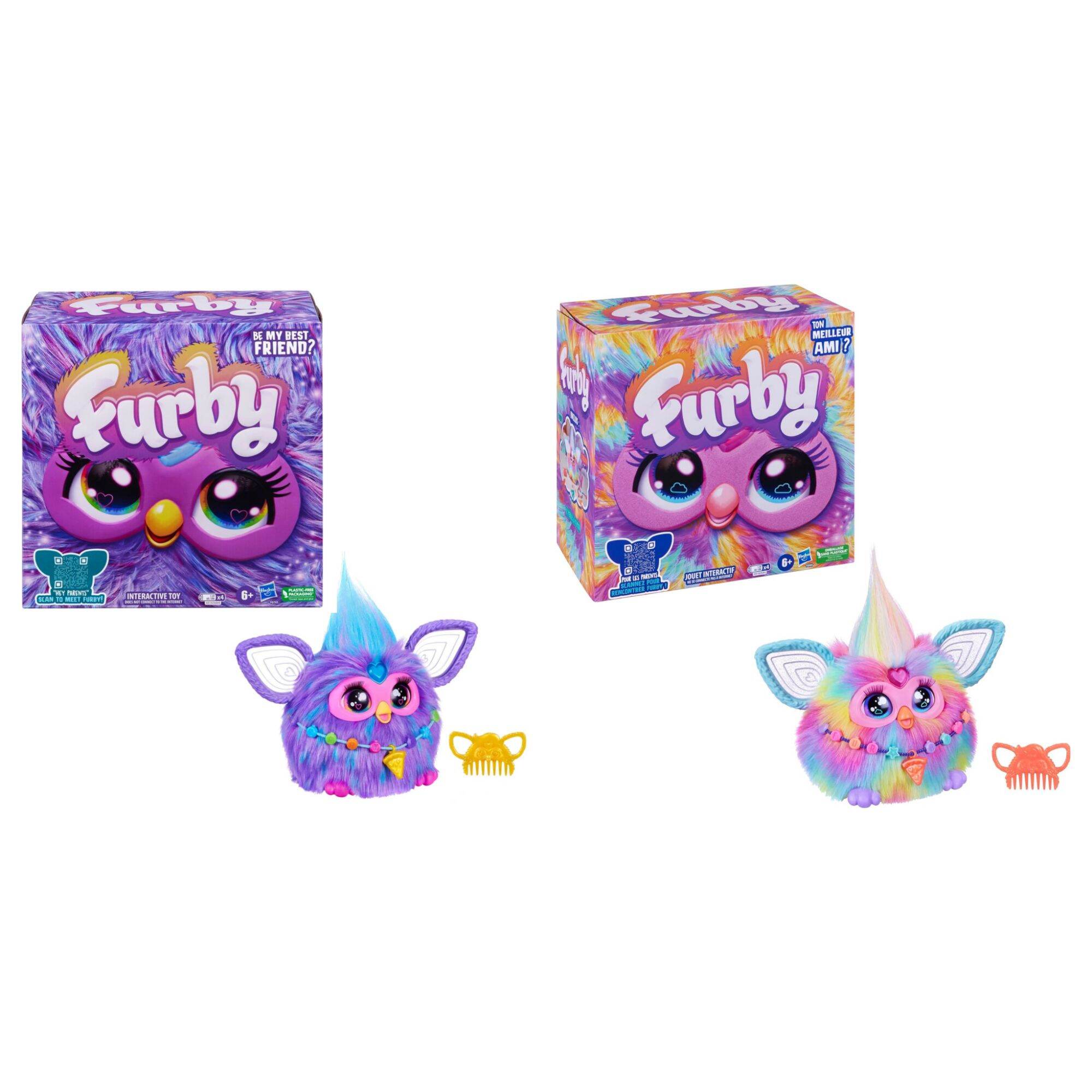 Furby furblets doll interactive cuddly toys 600+ sound original ...