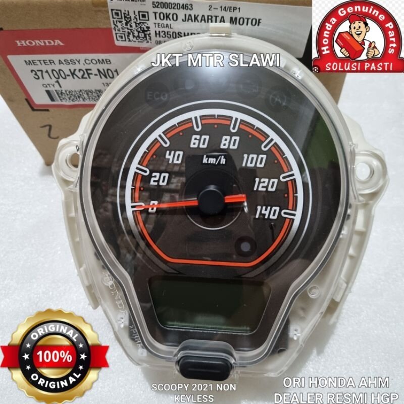 37100-K2F-N01 speedometer scoopy prestige 2021-2022 idling stop non iss ...