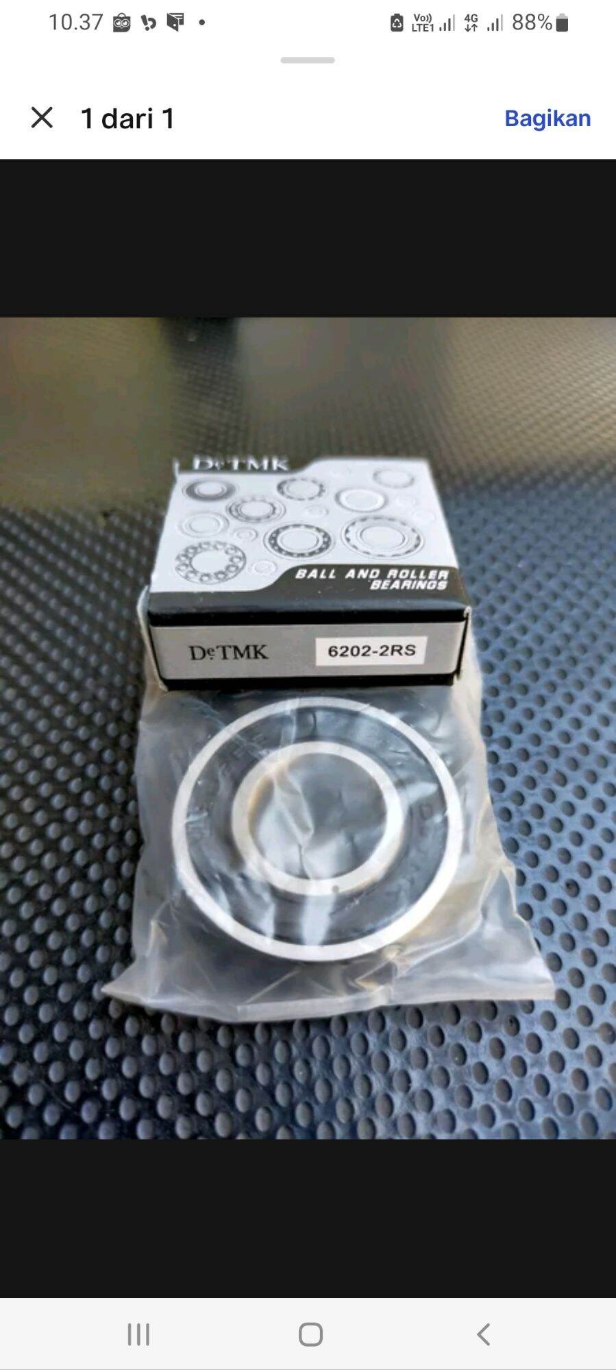 Ball bearing 6202 2RS DeTMK | Lazada Indonesia