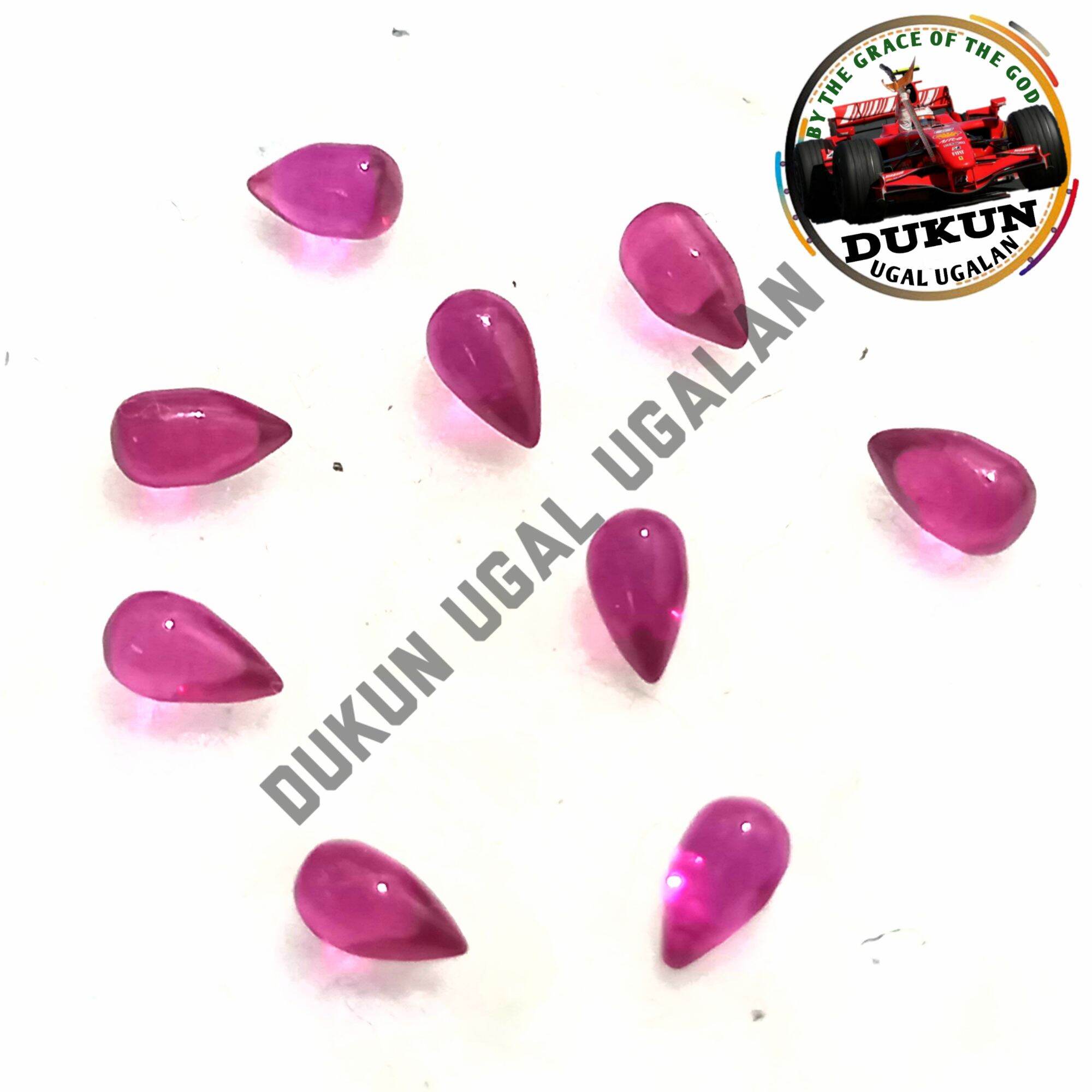 Batu Merah Delima MD Micro Series Paling Kecil Bentuk Tetes Air Ukuran ...