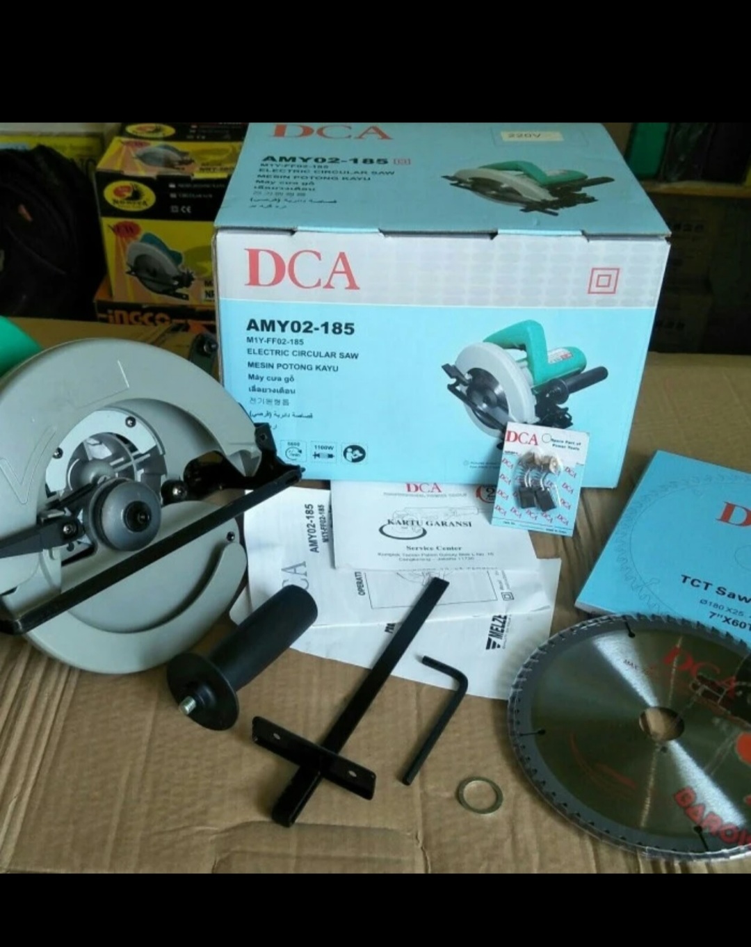 dca amy02-185 circular saw mesin potong kayu dca amy 02 - 185 | Lazada ...