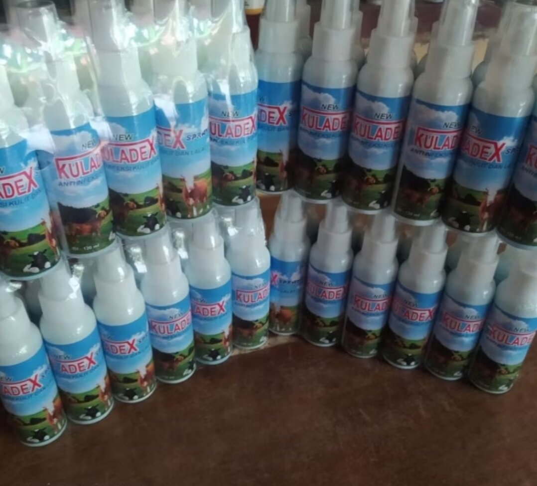 kuladex obat koreng sapi spray anti luka lalat hewan ternak sapi kerbau ...