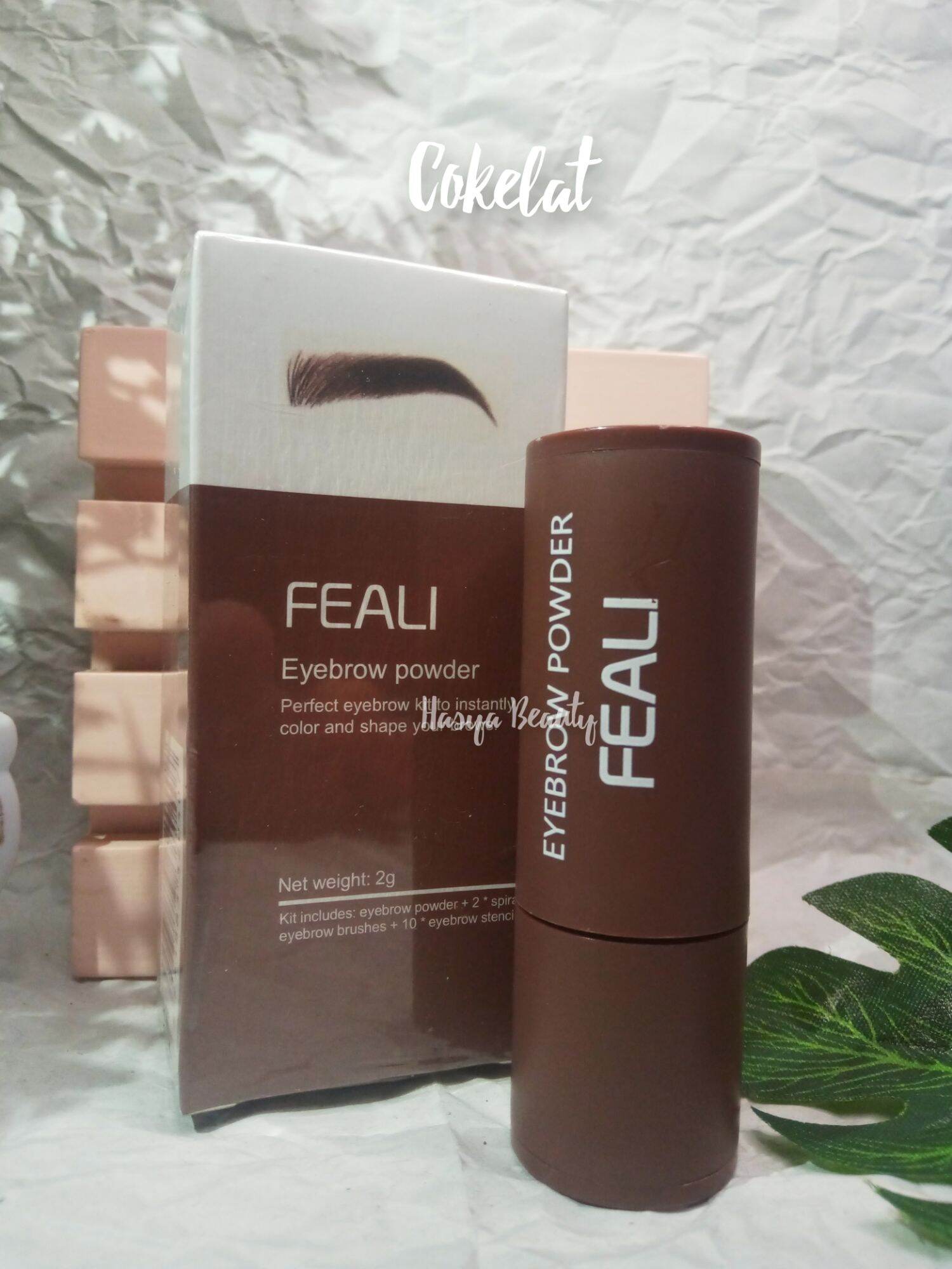 FEALI Eyebrow Powder Plus Cetakan Stamp Alis | Lazada Indonesia