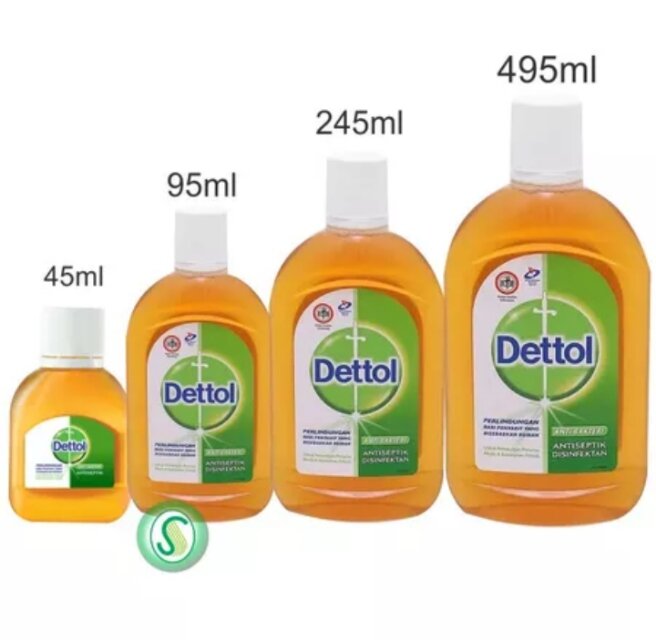 Detol Antiseptic 45 ml Perlindungan Kuman Antibacterial | Lazada Indonesia