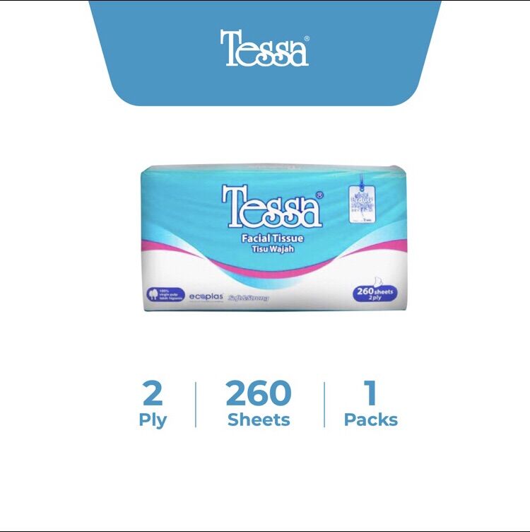 Tessa Facial Tissue 260 Sheets 2 Ply | Lazada Indonesia