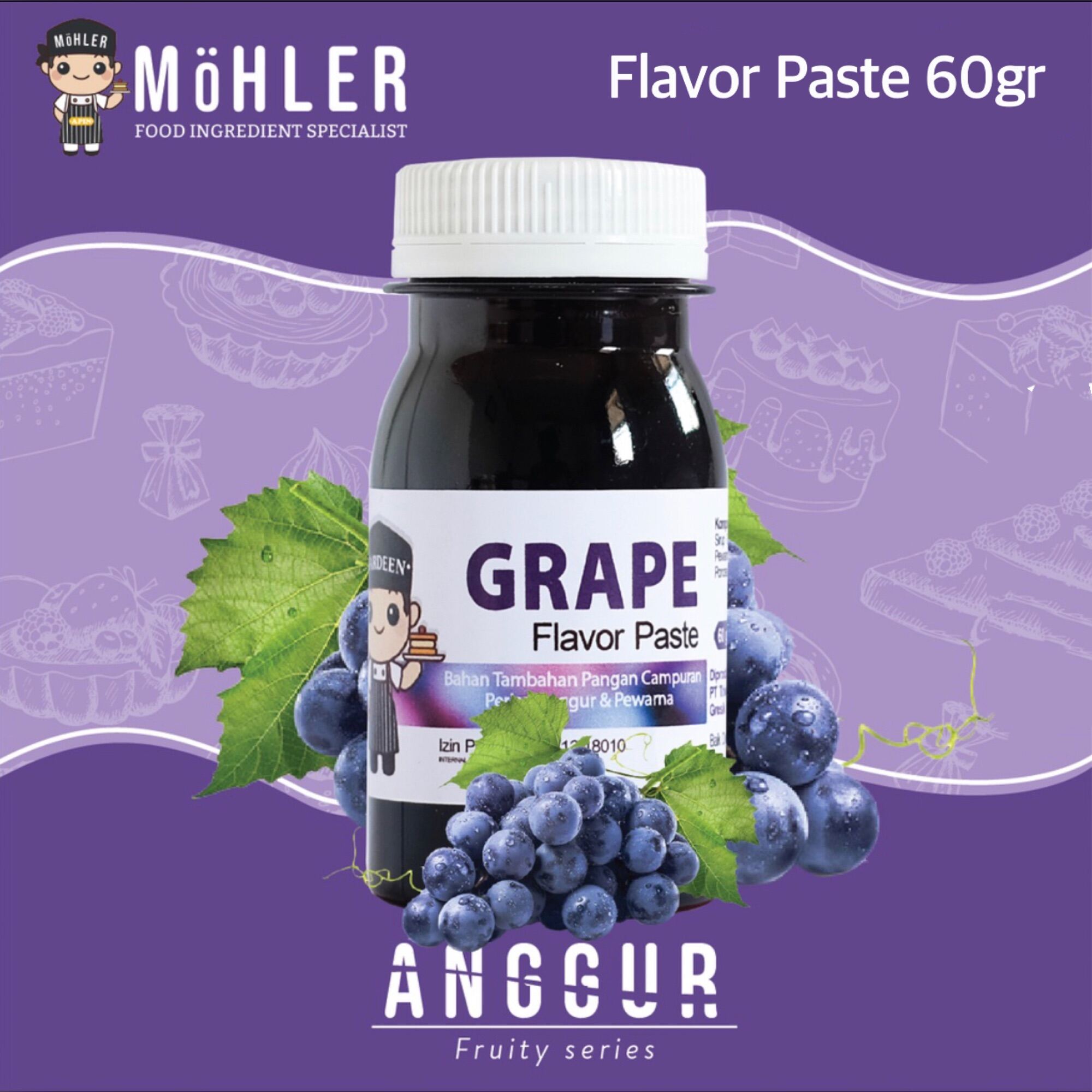 MOHLER Pasta Perisa Pewarna 60gr - GRAPE / ANGGUR | Lazada Indonesia