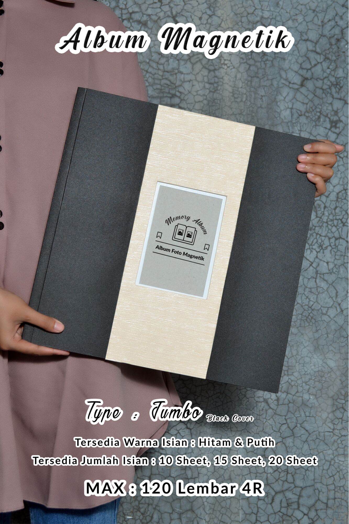 Album Foto Magnetik Jumbo 20 Sheet | Lazada Indonesia