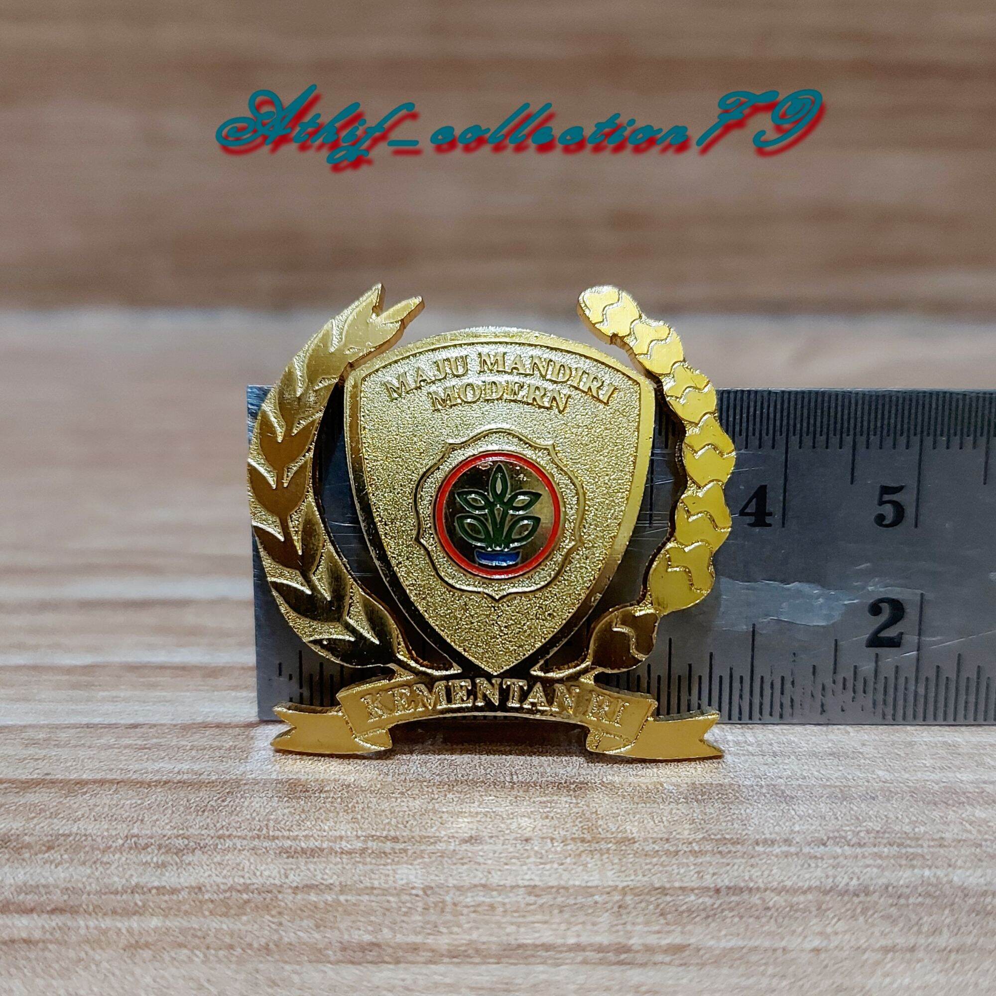 Pin Kementerian Pertanian Pin Kementan Kuningan Magnet + Box Pin ...