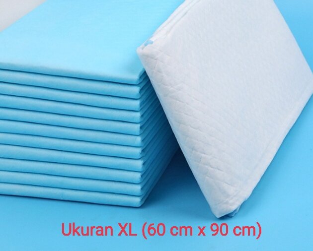 1 pak isi 10 Underpad/Perlak/Matras/Alas ukuran XL (60 cm x 90 cm ...