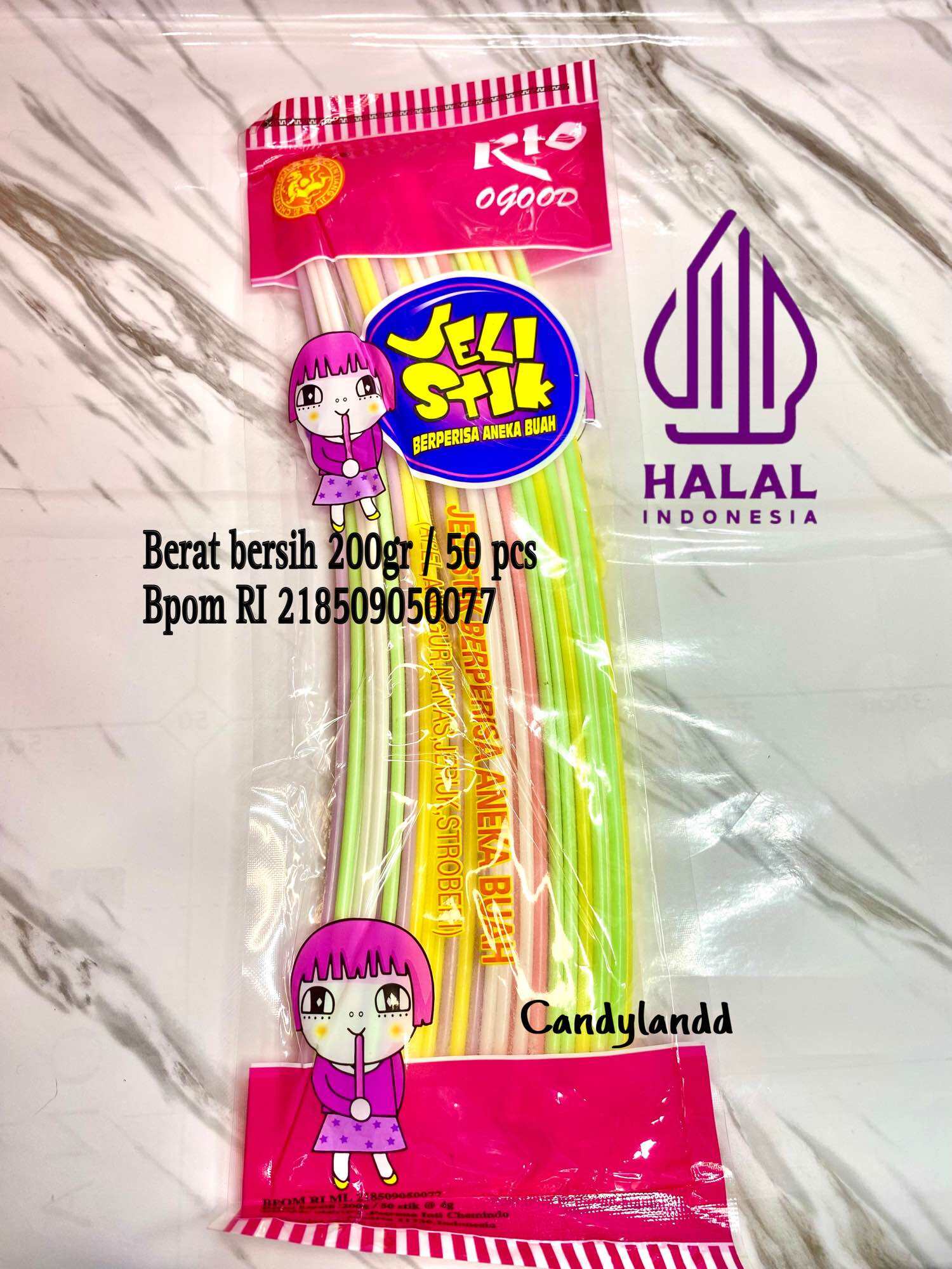 permen Jelly stik panjang Isi 50pcs | Lazada Indonesia