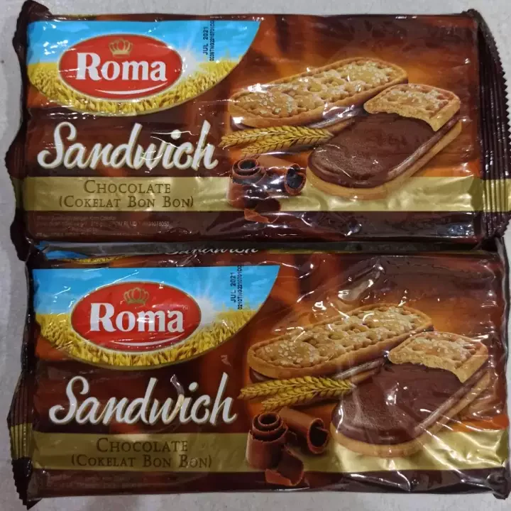 Biskuit Roma Sandwich coklat /Peanut | Lazada Indonesia