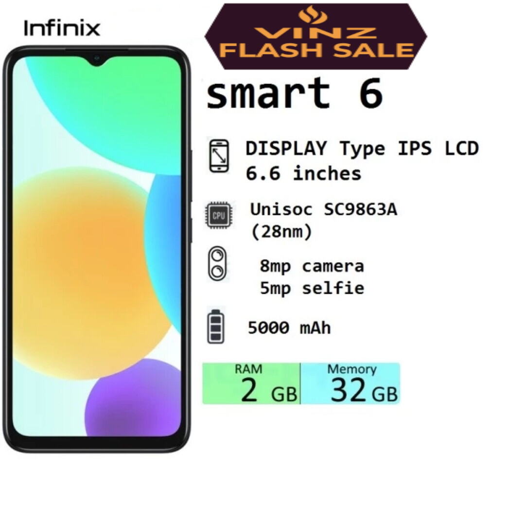 infinix smart 6 nfc 2/32 | Lazada Indonesia