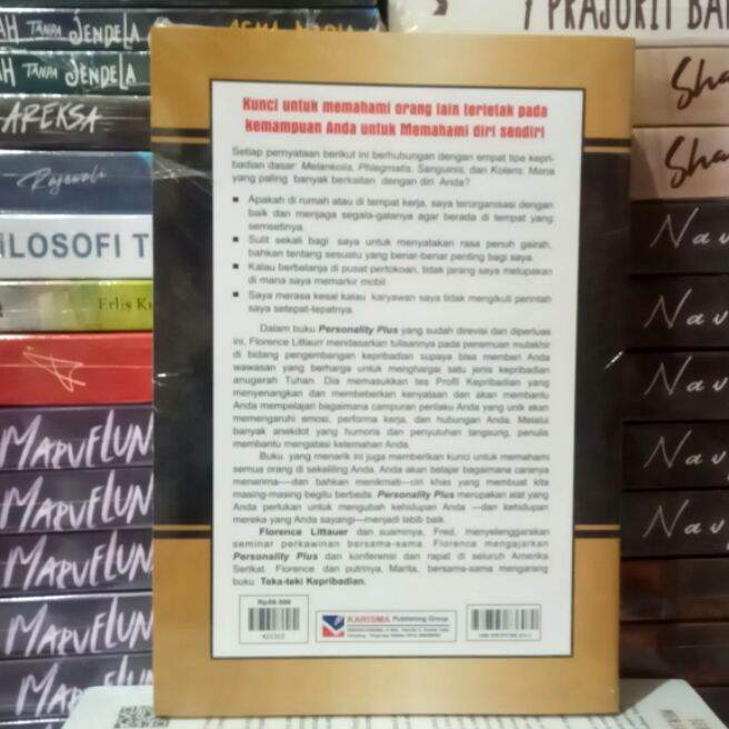 Buku PERSONALITY PLUS Kepribadian Plus). Bagaimana Memahami Orang lain ...