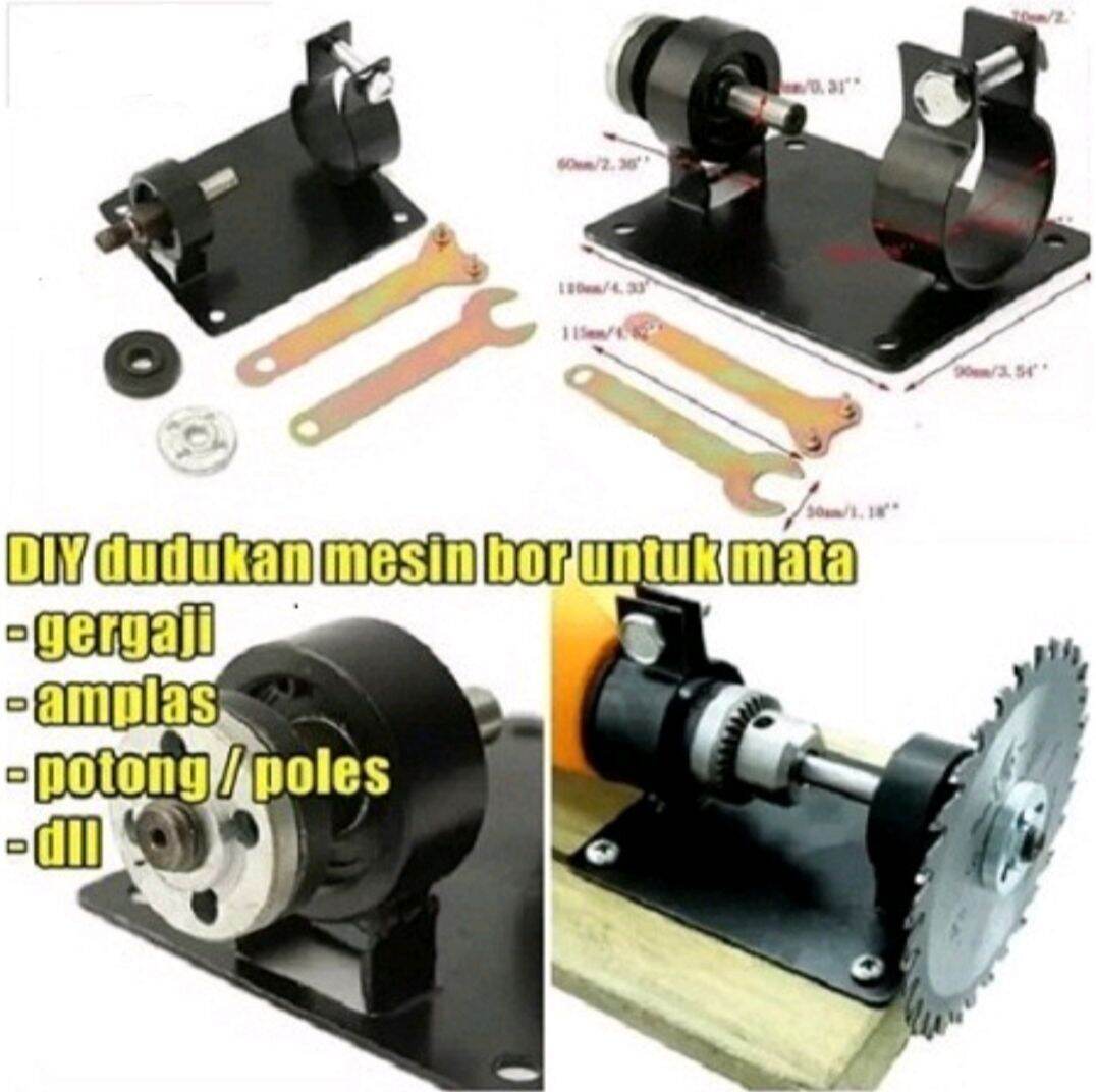 Bracket Stand Dudukan Mesin Bor DIY Mata Gerinda | Lazada Indonesia