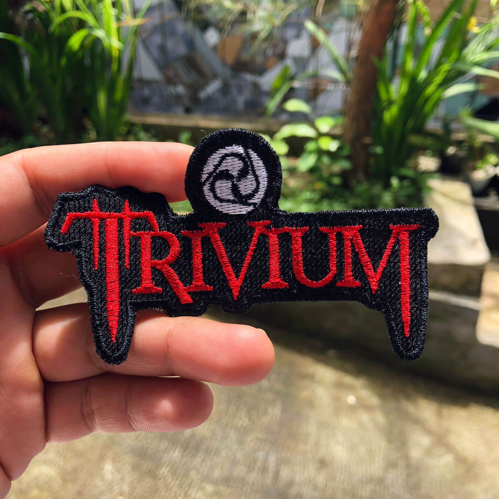 PATCH Emblem Bordir Band Trivium Logo | Lazada Indonesia