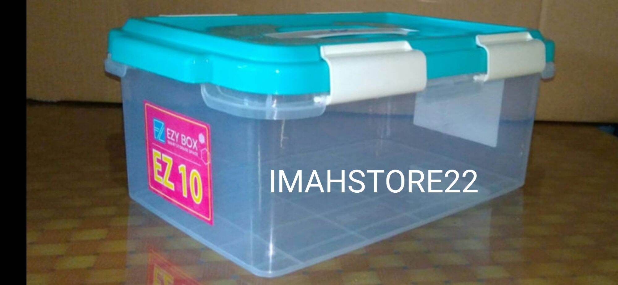 CONTAINER EZY BOX 10L 10 LITER TEMPAT PENYIMPANAN BOX MAKAN BOX MAINAN ...