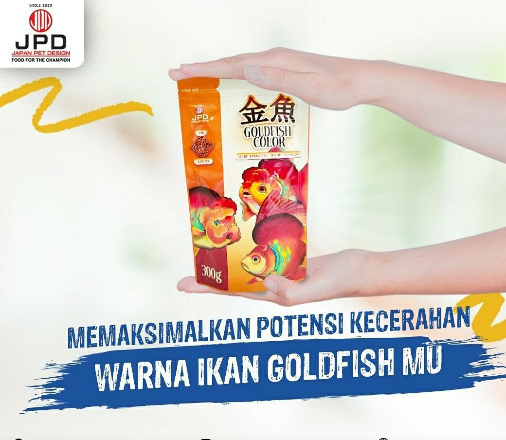 JPD Goldfish Color pakan pelet premium ikan koki / warna | Lazada Indonesia