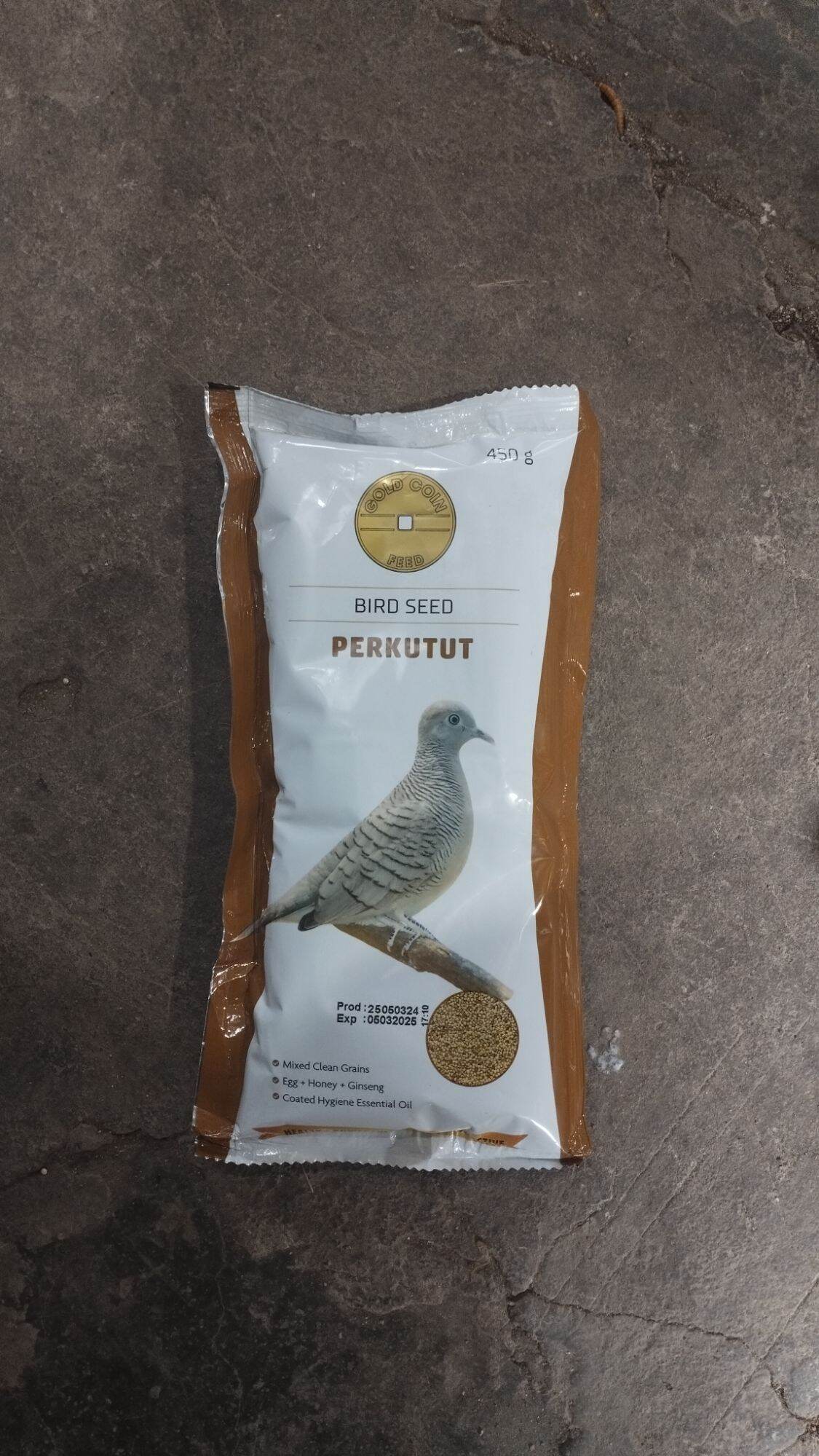 Gold Coin Perkutut makanan untuk burung perkutut yang terbuat dari ...