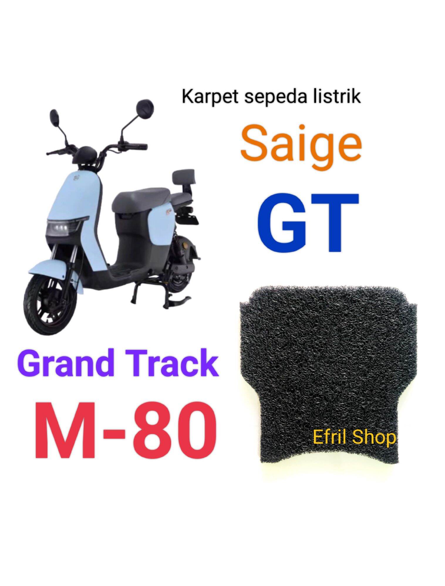 Karpet sepeda listrik Saige GT Grand Track Saige M80 | Lazada Indonesia
