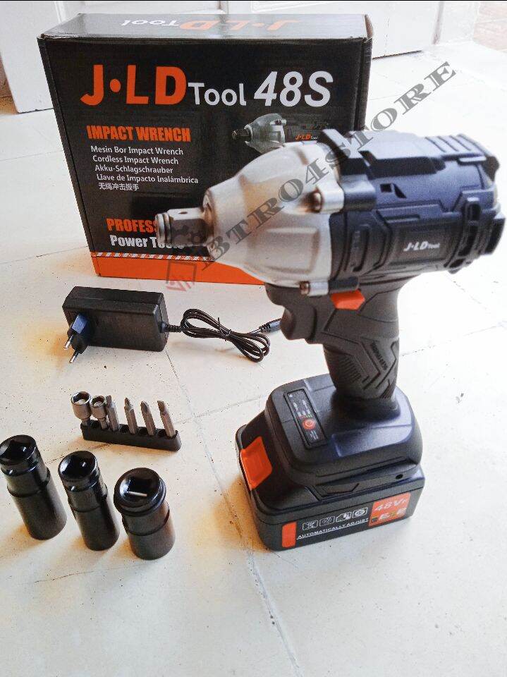 JLD tool Cordles impact wrench brushless 48s | Lazada Indonesia