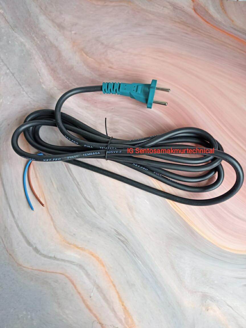 NRT PRO 2 X 3 M Kabel Cable Power Tools Listrik Mesin Full Tembaga 3M ...