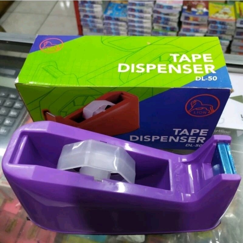 Tape Dispenser/Tape Cutter Lion DL-50 | Lazada Indonesia
