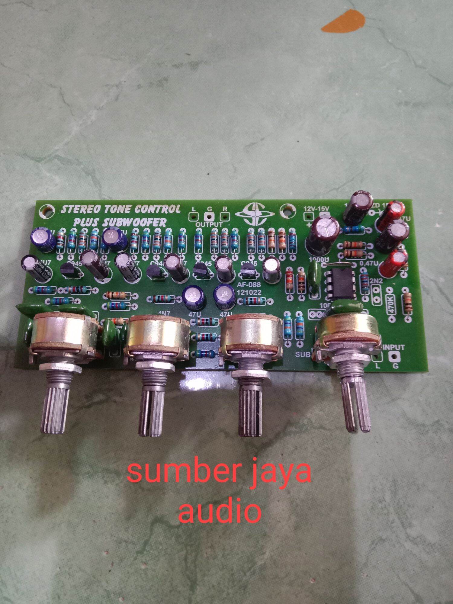 tone control stereo plus subwoofer 4pot | Lazada Indonesia