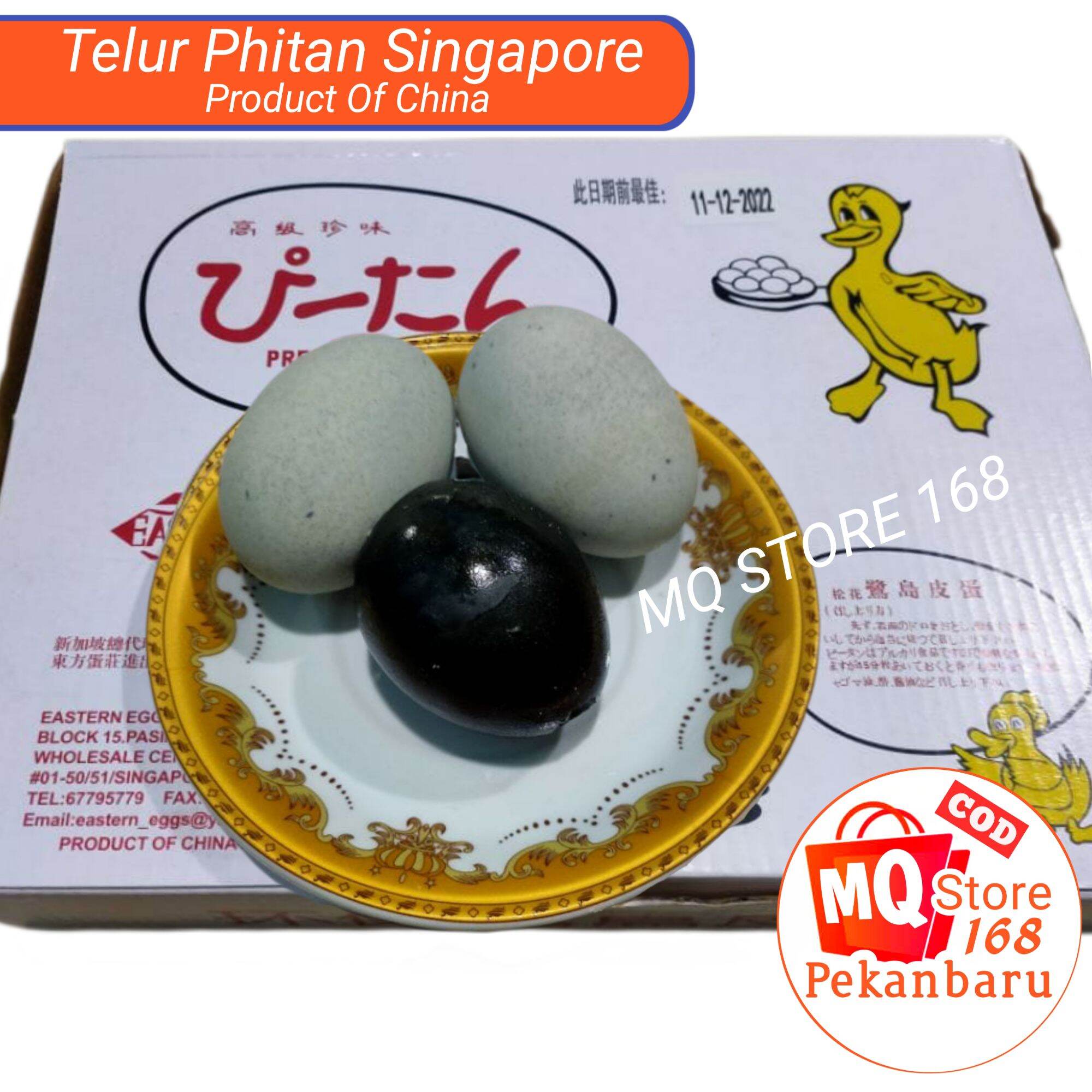 Telur Pitan - Telur Phitan Makanan unik khas China 1kotak isi 20biji ...