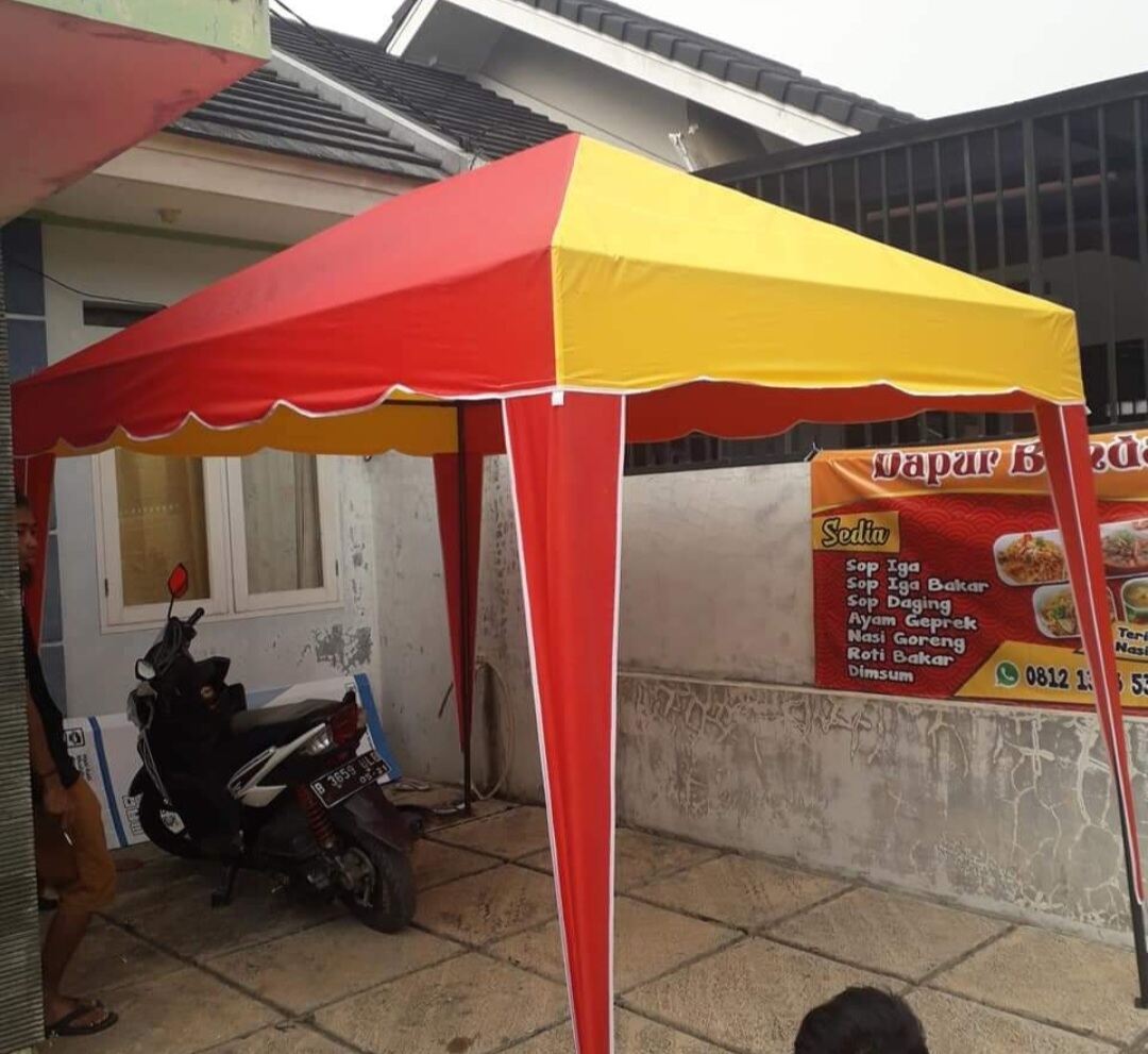 Atap tenda kain tenda saja TANPA RANGKA 2X3 | Lazada Indonesia