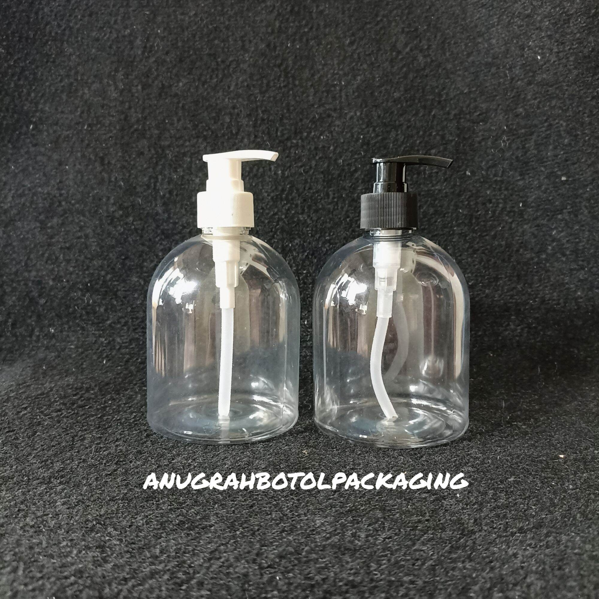 BOTOL 500ML OVAL KEMASAN BOTOL SABUN CAIR/ BOTOL ISI ULANG PLASTIK ...