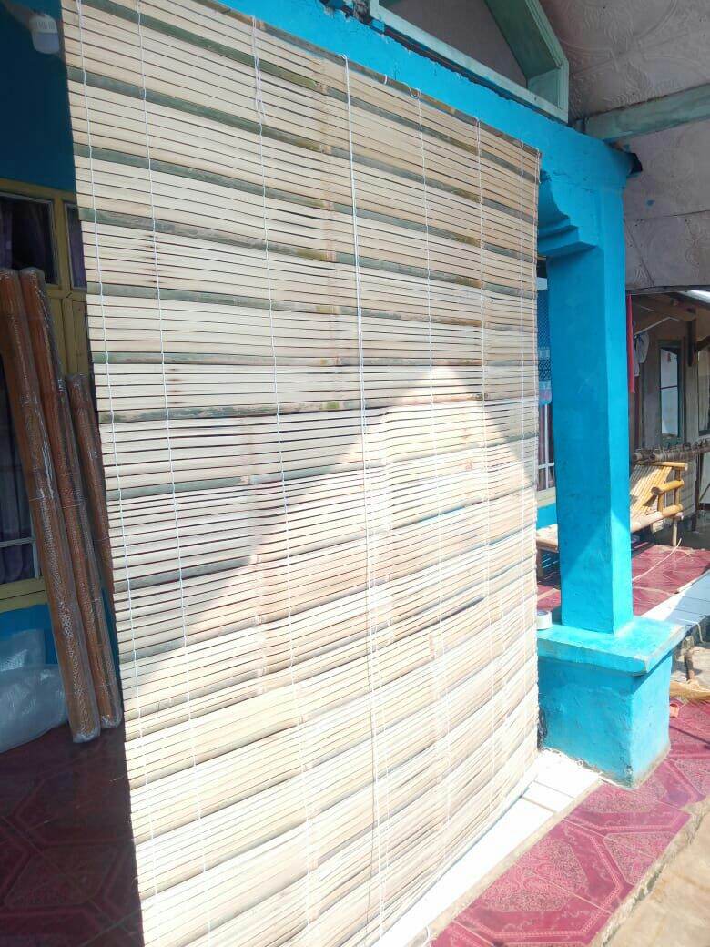 Tirai bambu gulung /wide bambu/kere bambu murah meriah terbaru | Lazada ...