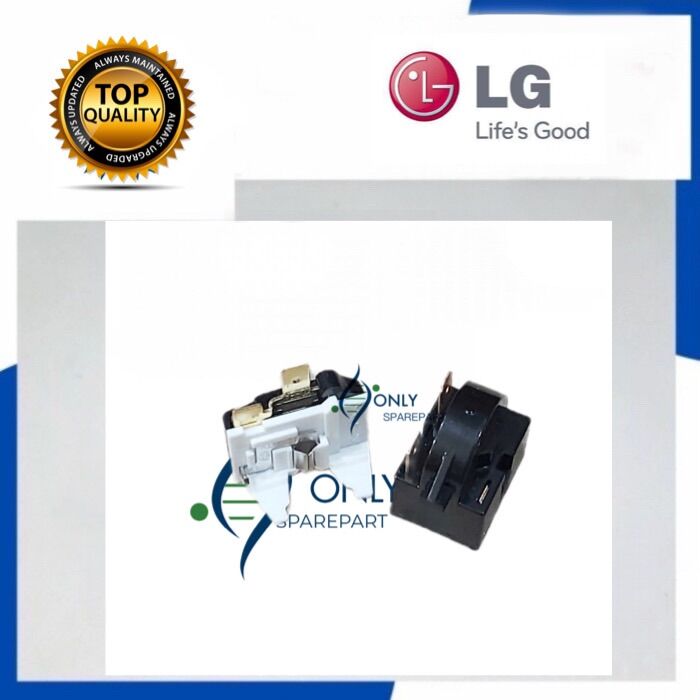 Relay 2 pin kanan + overload kulkas LG 1 pintu / 2 pintu relay kulkas ...