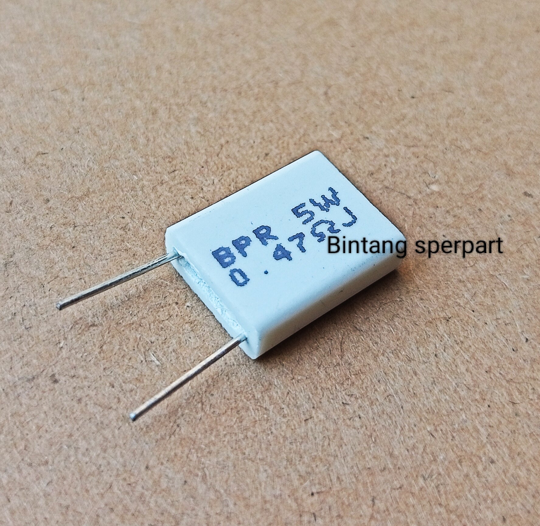RESISTOR BPR 5W 0.47 OHM RESISTOR 5W 0.47 OHM RESISTOR BPR 5 WATT 0.47 ...