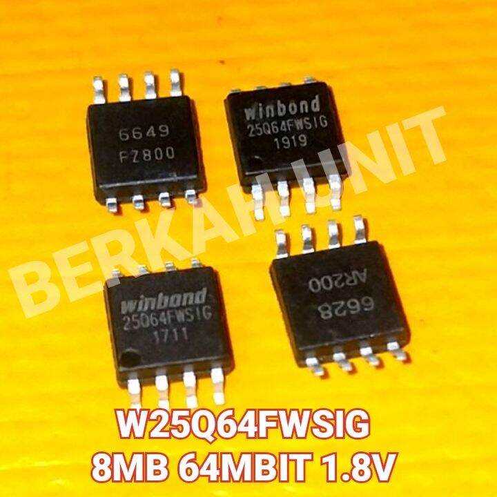 Ic Eeprom Winbond 25q64fwsig 1 8v Lazada Indonesia
