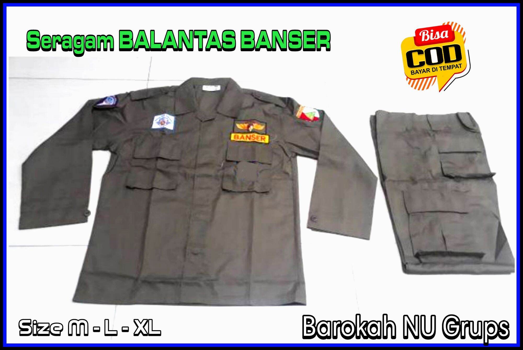 Seragam Balantas Banser -Setelan Balantas Banser | Lazada Indonesia